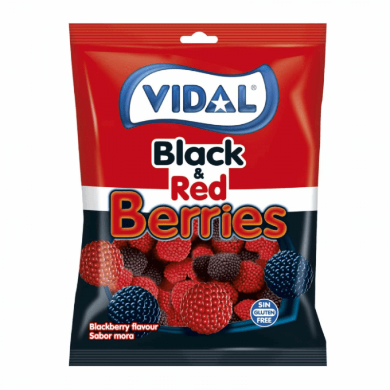 Vidal Black & Red Berries Peg Bag 90g – SoSweet