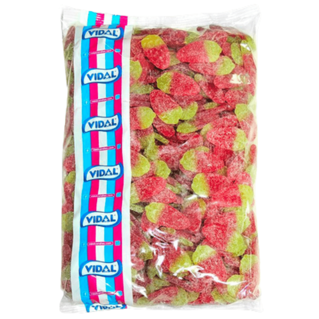 Vidal Sour Giant Strawberries Bag 3kg – SoSweet