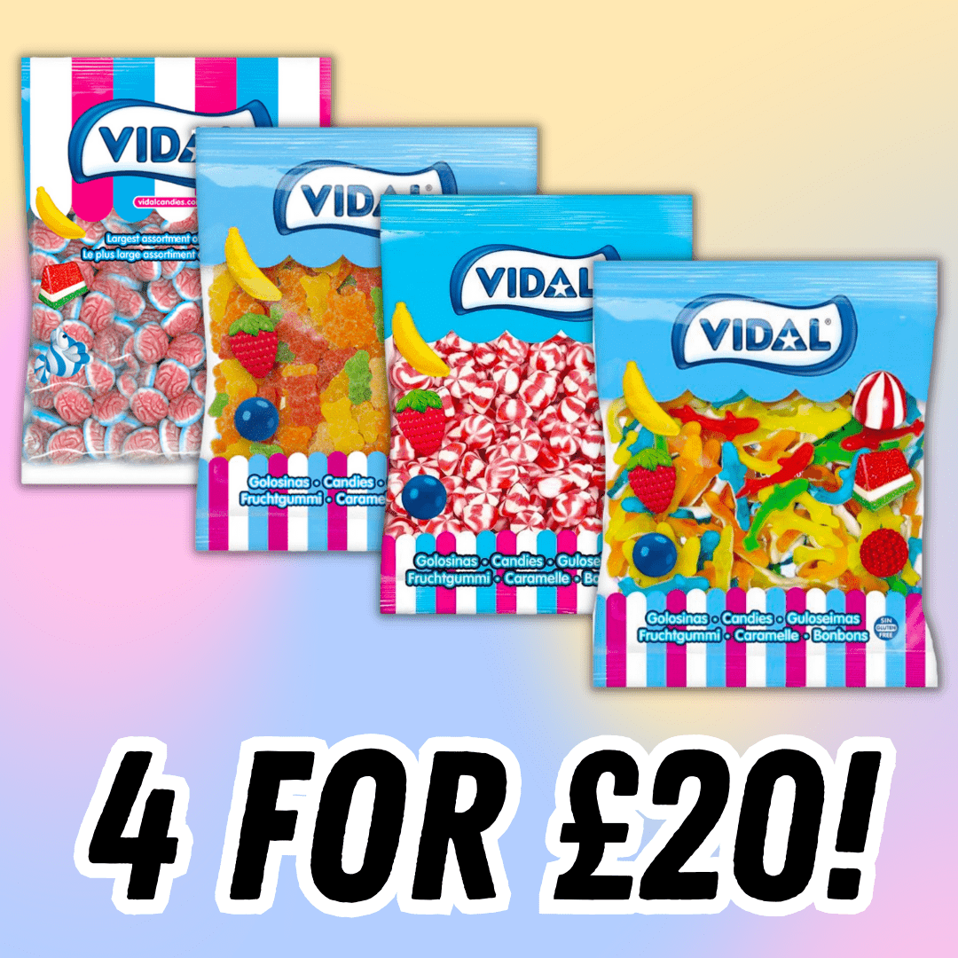 Vidal Sweets Best Sellers Bundle (4 for £20!) – SoSweet
