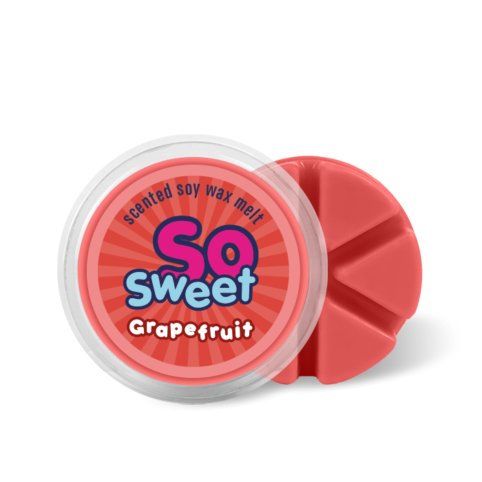 SoSweet's Grapefruit Wax Melt - Invigorating Citrusy Aroma for Fresh ...