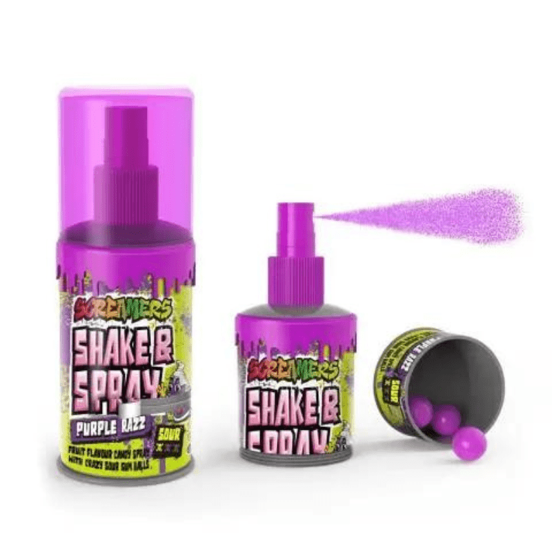 Zed Screamers Shake & Spray Purple Razz 60ml – SoSweet